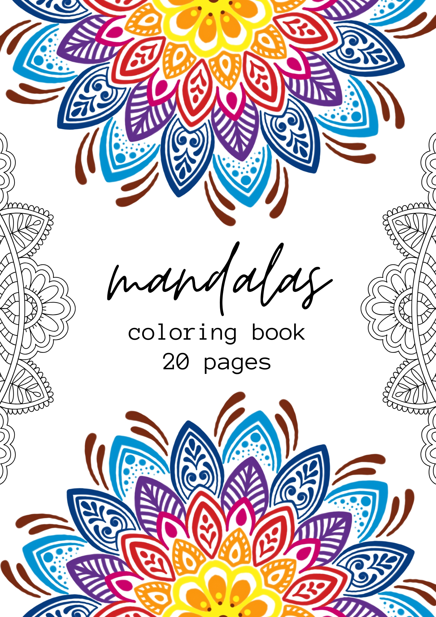 Mandala Coloring Book Printable Pages